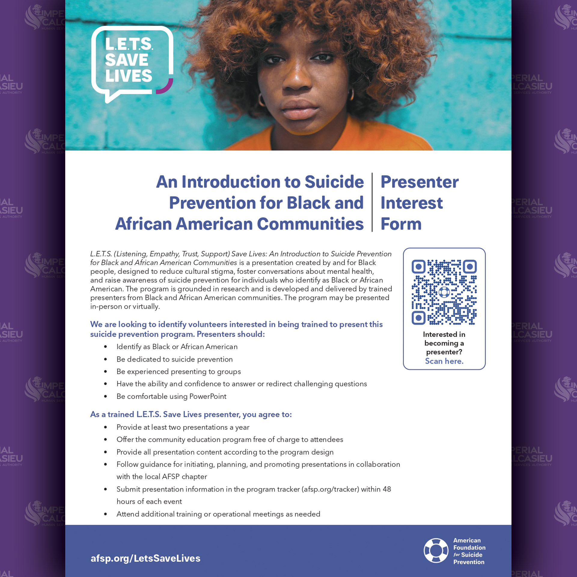 An Introduction to Suicide Prevention for Black & African American Communities. | Imperial ...