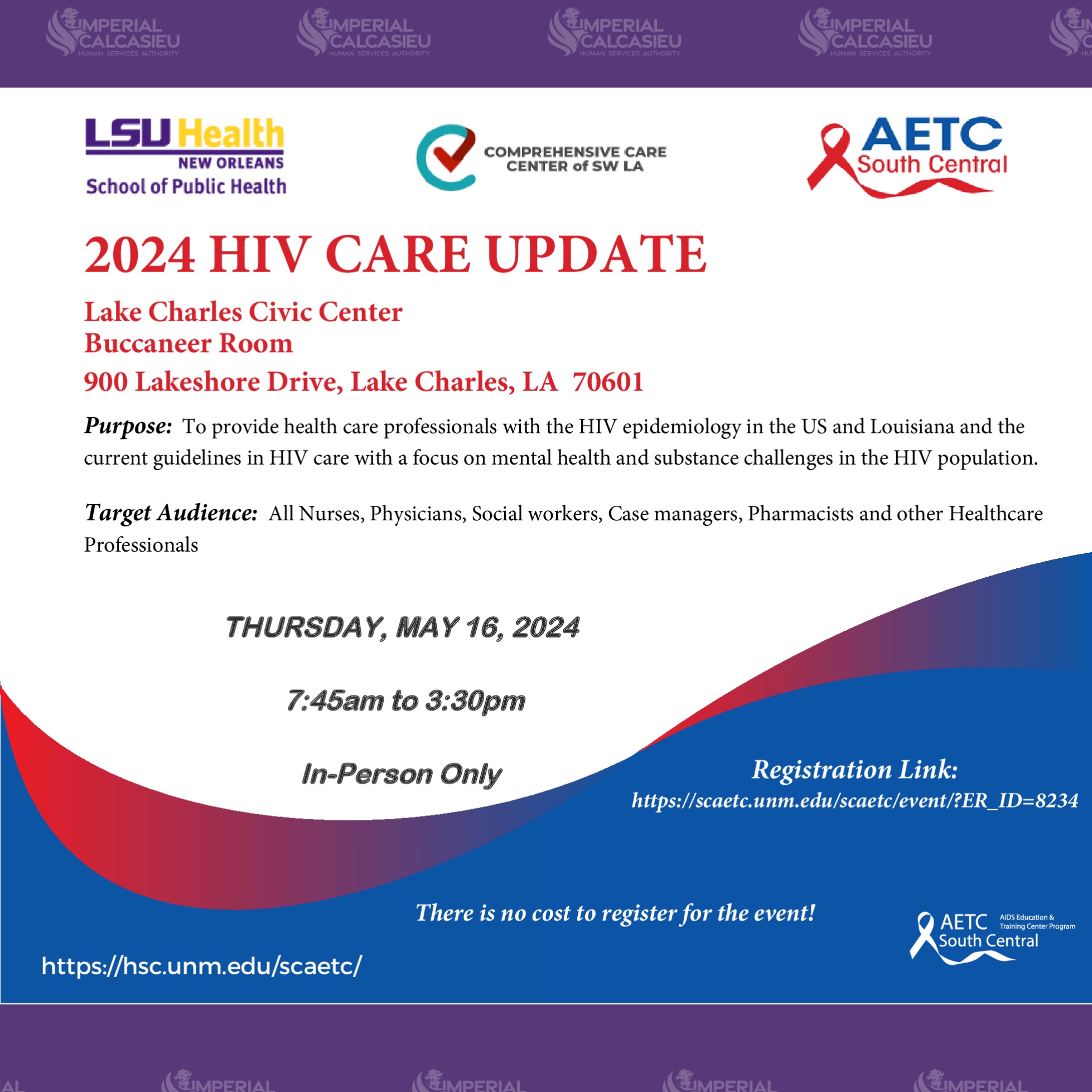 2024 HIV CARE UPDATE - Imperial Calcasieu Human Services Authority