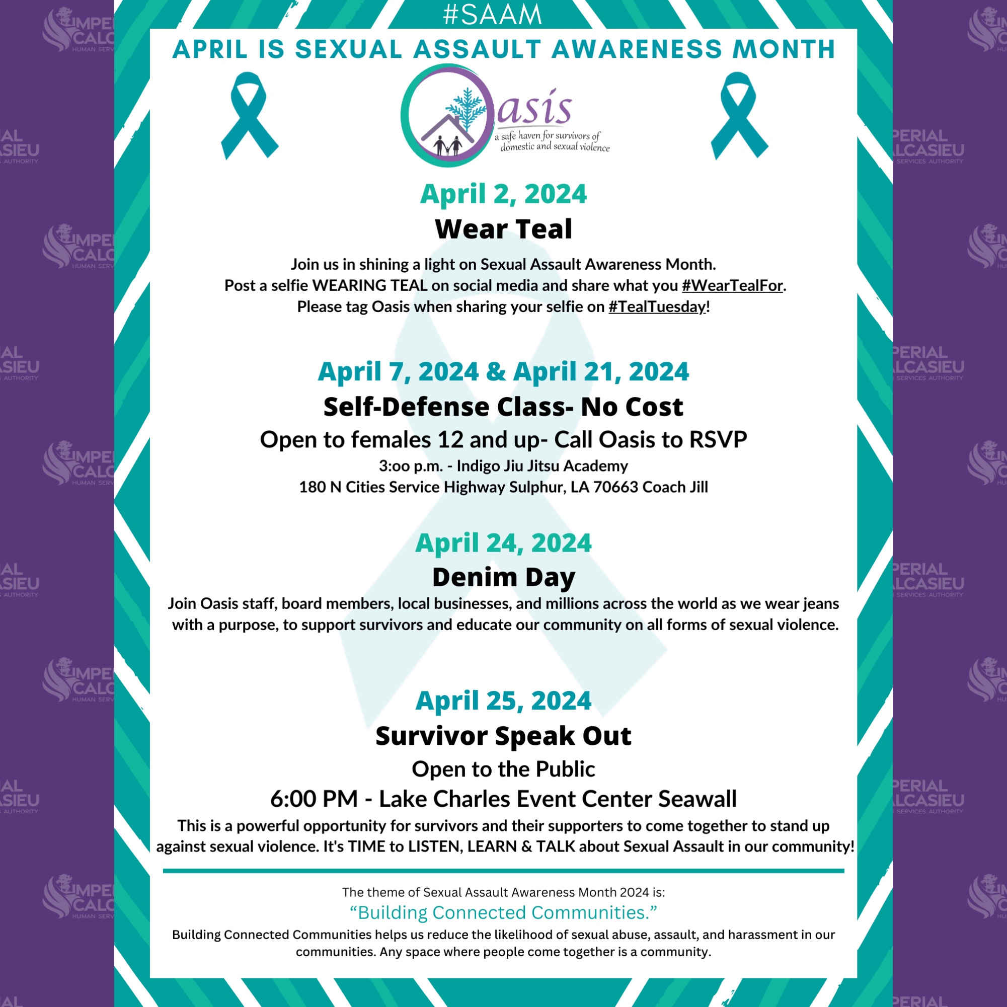 Sexual Assault Awareness Month - Imperial Calcasieu Human Services ...
