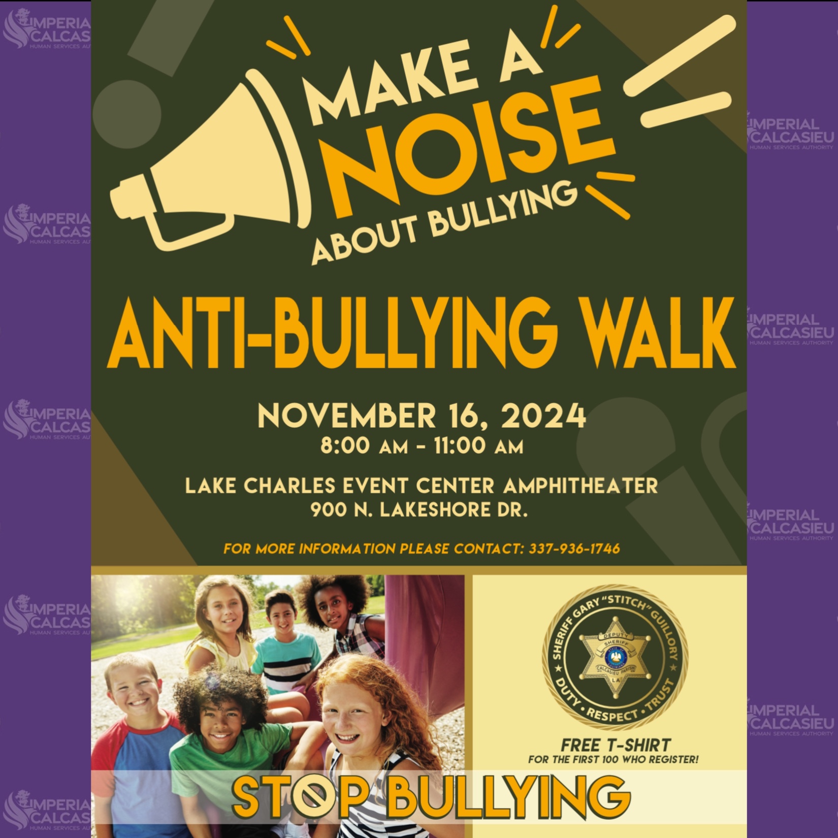 MAKE A NOISE ABOUT BULLYING Anti-Bullying Walk November 16, 2024 ...