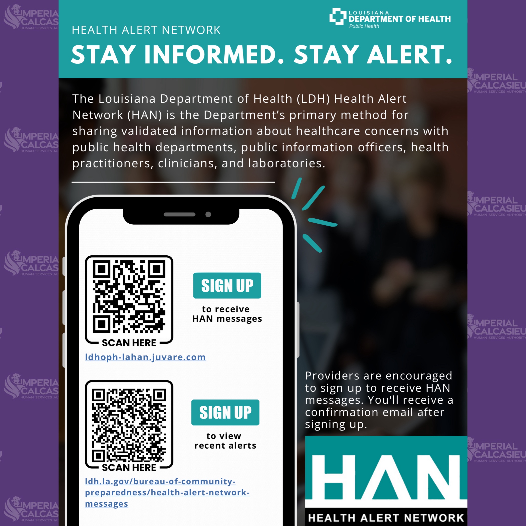 Health Alert Network - Stay Informed. Stay Alert. - Imperial Calcasieu ...