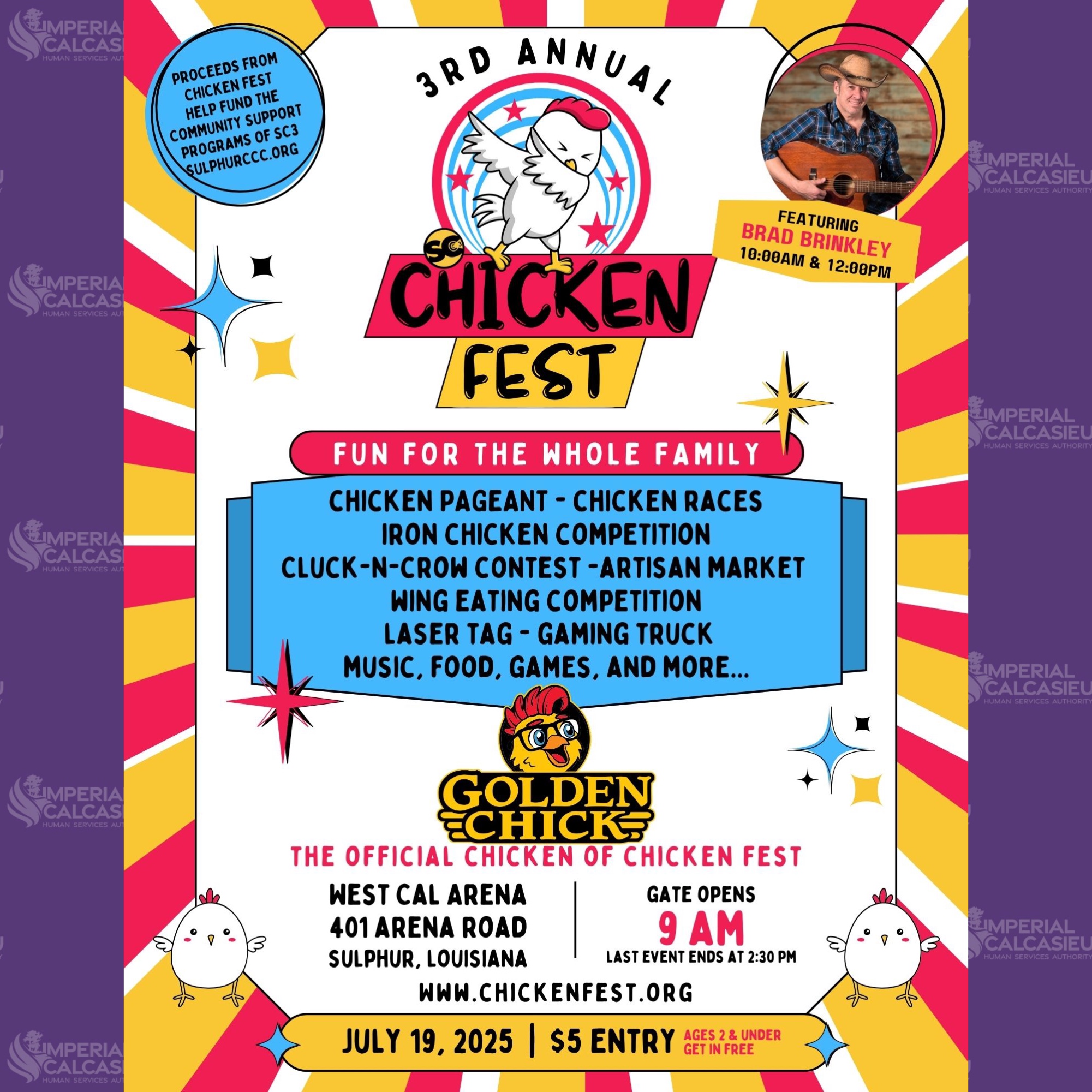 3rd Annual Chicken Fest | Imperial Calcasieu Human Services Authority