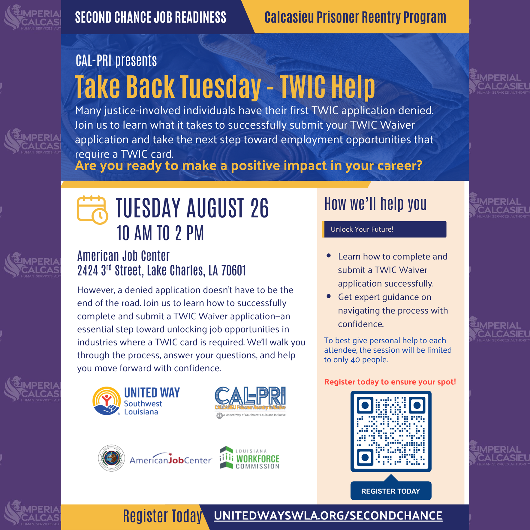 TWIC Help - Imperial Calcasieu Human Services Authority